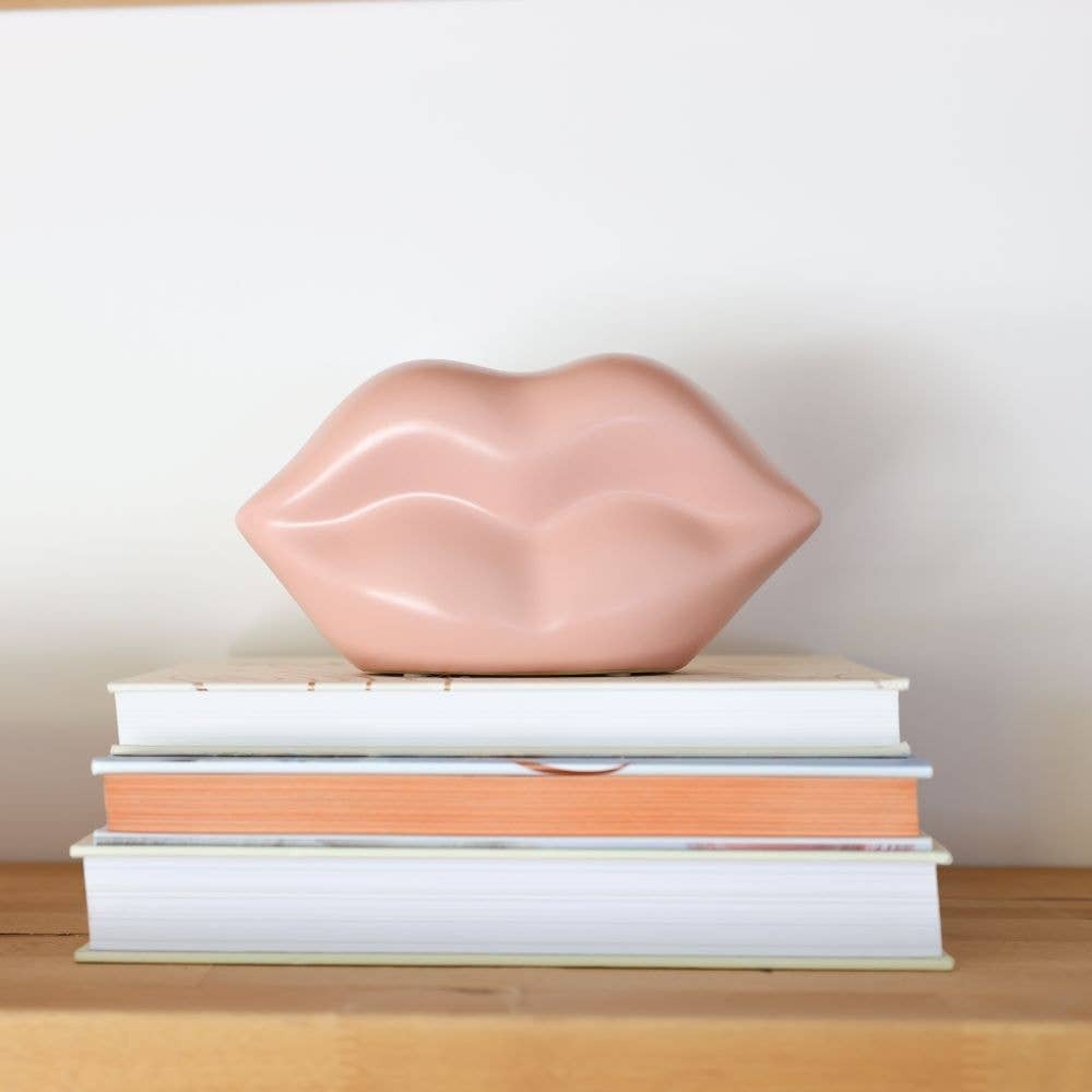 7“L Pink Ceramic Lip | rOOTS KC