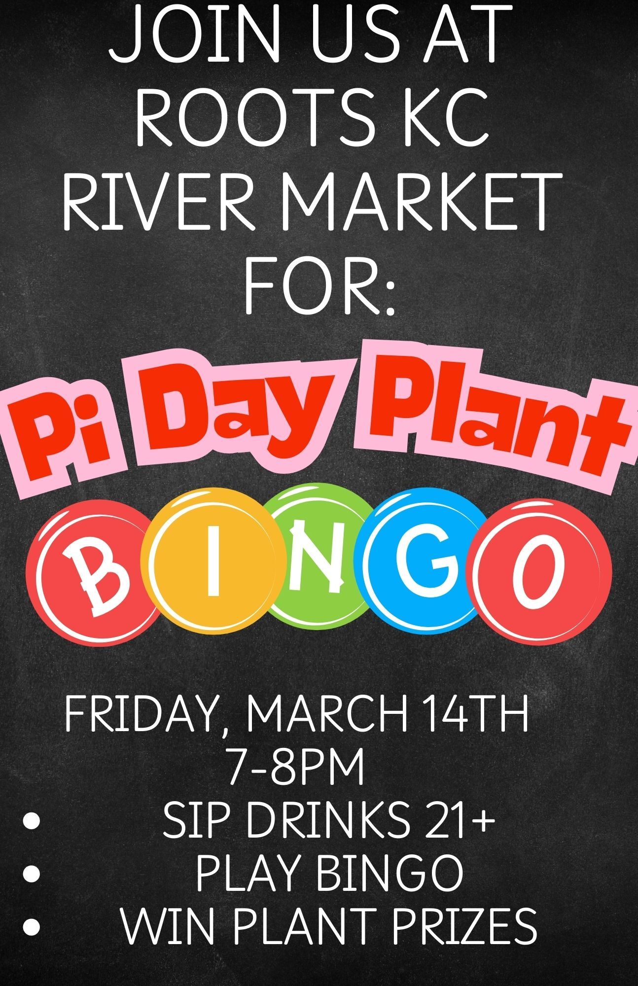 Pi Day Plant Bingo | rOOTS KC